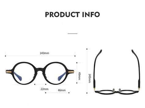 Ccspace Full Rim Round Acetate Eyeglasses Fuzweb