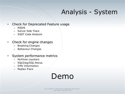 Upgrading And Migrating Sql Sever Southampton Sql Server User Group 0