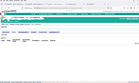 Patient Encounters Do Not Display For A Specific Patient Implementing