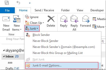 How To Move Messages From Junk Email To Inbox In Hotmail