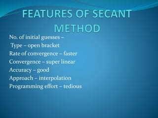 Secant Method PPTX