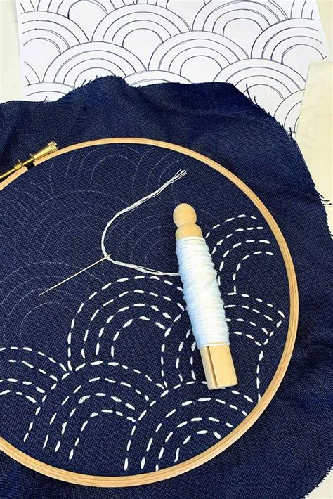 Sashiko Patterns Pdf With 15 Transfer Patterns And Instructions For