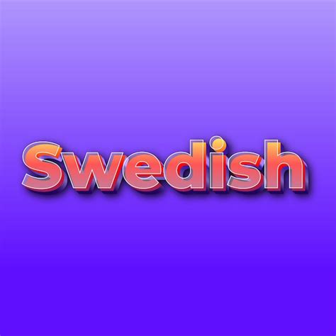 Premium Photo Swedishtext Effect  Gradient Purple Background Card Photo