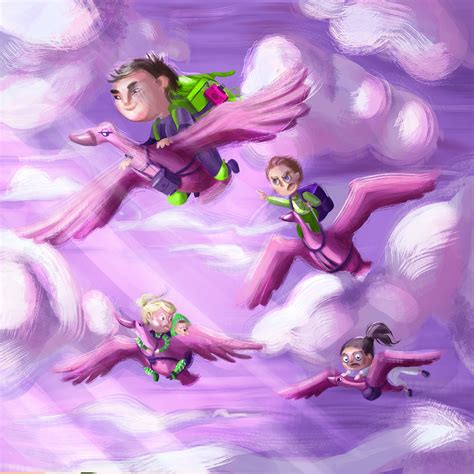 Иллюстрация Время приключений в стиле детский книжная графика