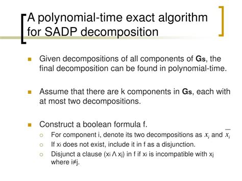 Ppt A Polynomial Time Exact Algorithm For Self Aligned Double