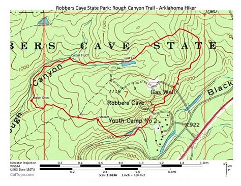 Robbers Cave Rough Canyon Trail 3 Mi Arklahoma Hiker