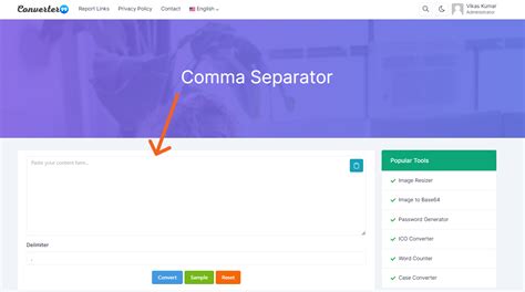 Comma Separator Converter99