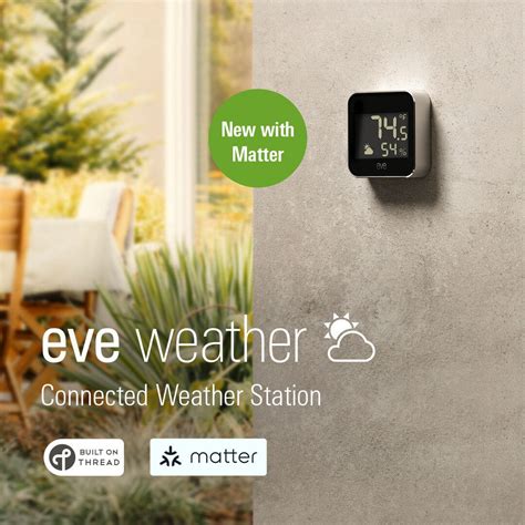 Eve Systems On Linkedin Matter Thread Iot Weathermonitoring