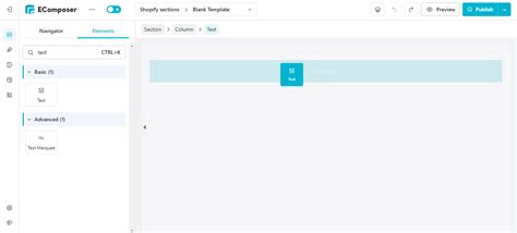 How To Add Shopify Rich Text Section Ecomposer
