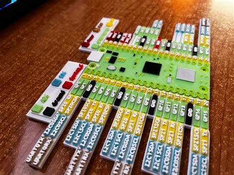 Raspberry Pi Pico W Pinout By Raupulus Makerworld Download Free 3d Models