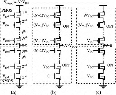 Gate Voltage Protocol To Drive Series Connected Transistors Download Scientific Diagram