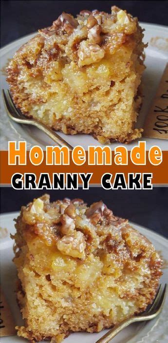 How To Make Homemade Granny Cake Recipe Cake Recipes Dessert Recipes