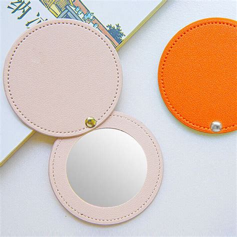 1pc Portable Mini Makeup Pocket Mirror Cosmetic Mirror Folding Pocket