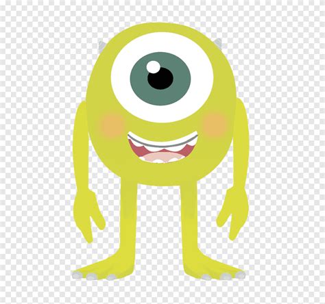 Psd Mike Wazowski Monsters Inc Alien Illustration Png Pngegg