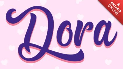 Dora Mother S Day Text Effect Generator