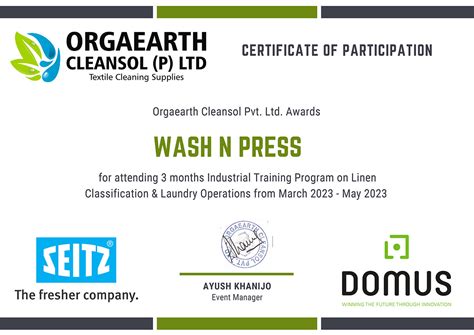 Certificates Washnpress