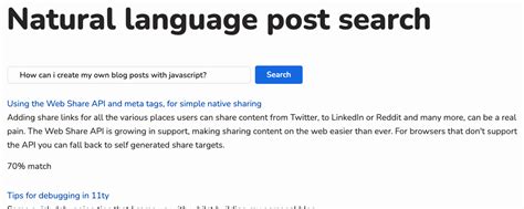 Natural Language Search For Blog Posts Using Tensorflowjs Griffadev