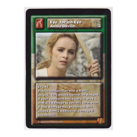 Annie Devlin Highlander The Card Game Tcg Ccg Immortal Persona Specific Singles For Sale