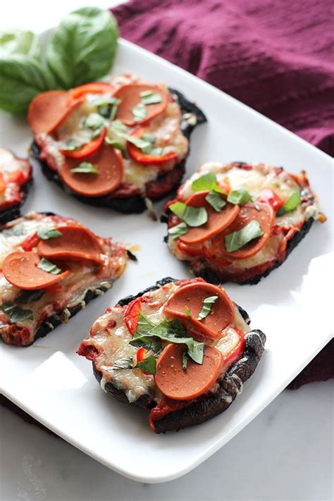 Portobello Mushroom Pizzas Dietitian Debbie Dishes