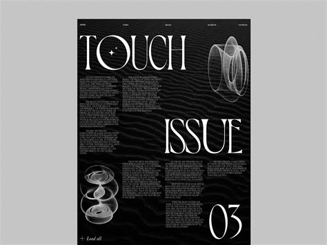 Index Page Layout Design