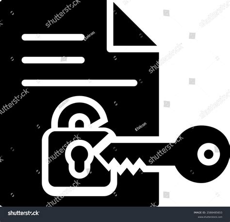 Decryption Icon Element Design Stock Vector Royalty Free 2588485653 Shutterstock