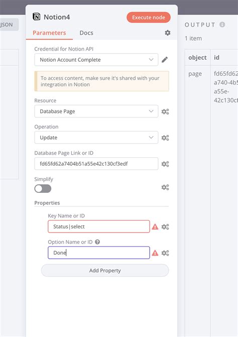 Notion Database Update Problem Loading Parameter Options Questions N8n Community