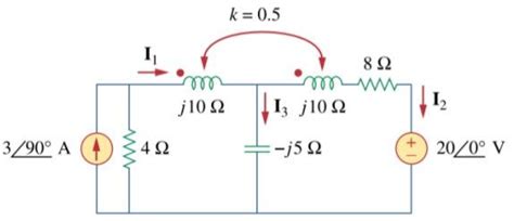 Solved For The Given Circuit Determine Currents I1 I2 And