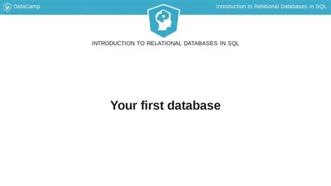 Sql Tutorial Introduction To Relational Databases In Sql Youtube