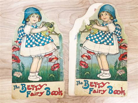 Antique Edition Of The Betty Fairy Book By Helen E Flint W Etsy