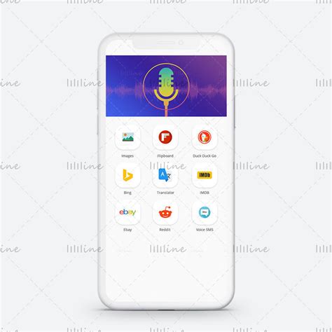 Voice Search App UIUX