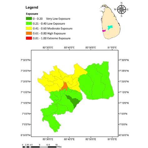Spatial Variation Of The Exposure Index Values Among The Moh Areas Download Scientific Diagram