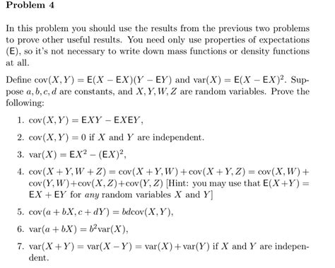 Solved Problem 4 In This Problem You Should Use The Results