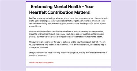 Pon Darshini On Linkedin Embracing Mental Health Your Heartfelt