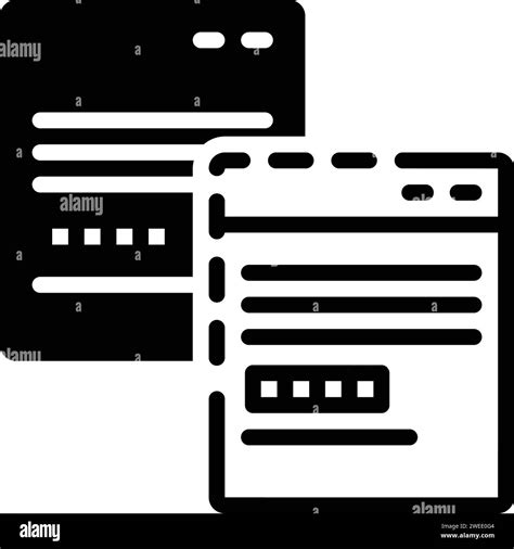 Icon For Duplicate Contents Stock Vector Image And Art Alamy