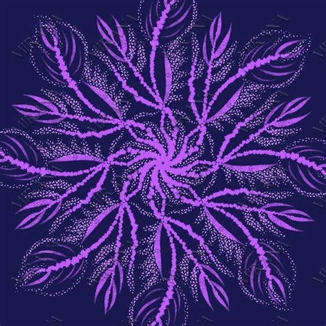 Новогодняя снежинка открытка постер принт для печати цифровой рисунок Милена Иванова