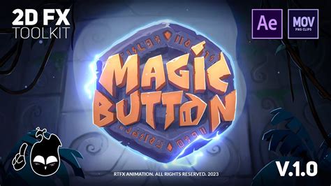 Magic Button 2d Fx Animation Toolkit After Effects Pre Rendered