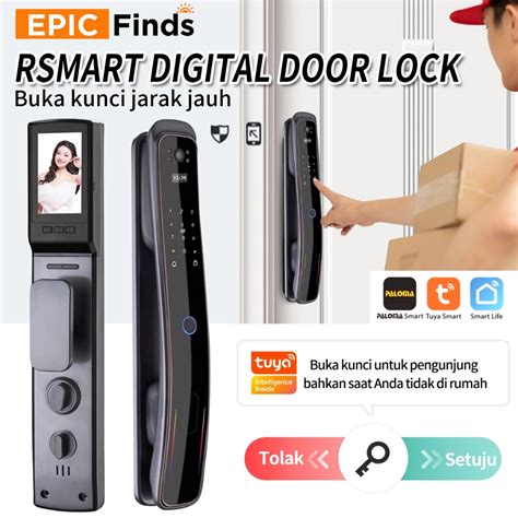 Jual Epic Finds Kunci Pintu Digital Smart Fingerprint Doorlock Card Digital Code Security