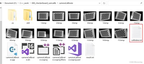 单目相机标定（vs Opencv C ）加速copencv相机标定 Csdn博客