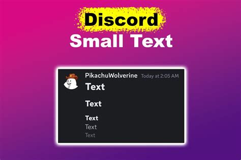 How To Make Big Text On Discord Other Text Formats