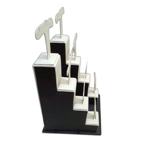 Wooden Leather Earing Step Display Stand Outer Material Lenin At Rs 4200 In Chennai
