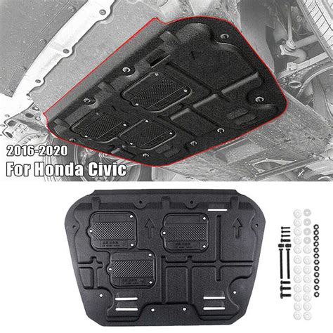 Para Sa Honda Civic 10th 2016 2017 2018 2019 2020 Under Engine Guard