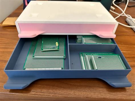 Electronic Component Storage 3 Division Drawer Remixed By Bodenturnprinz Makerworld