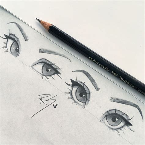 Anime Eyes Pencil Drawing Manga Like Eyes With Ease
