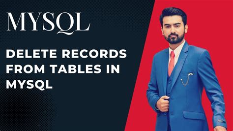 Delete Records From Tables In Mysql Youtube