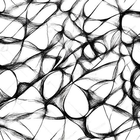 Black And White Geometric Pattern Seamless Background Generative Ai Stock Image Image Of