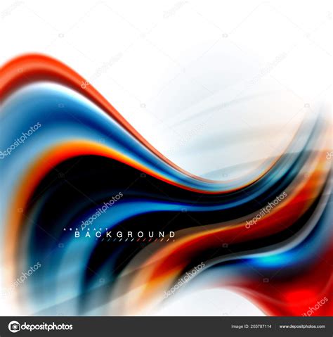 액체 액체 혼합 색상 밝은 회색 배경에 파도 개념과 곡선 흐름 라인 비즈니스 프레 젠 테이 션 애플 리 케이 션 배경 화면 배너 포스터 또는 배경 화면 유행 추상 레이