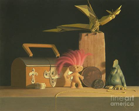 The Trolls Treasure Painting By Daniel Cassity Fine Art America