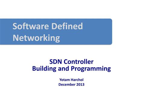 PPT Software Defined Networking PowerPoint Presentation Free Download ID 2747627