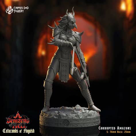 3d Printable Corrupted Amazons By Crippled God Foundry