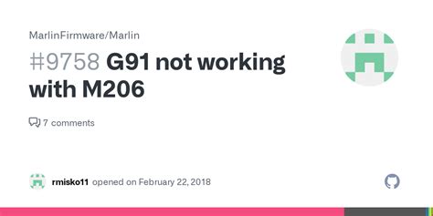 G91 Not Working With M206 · Issue 9758 · Marlinfirmware Marlin · Github